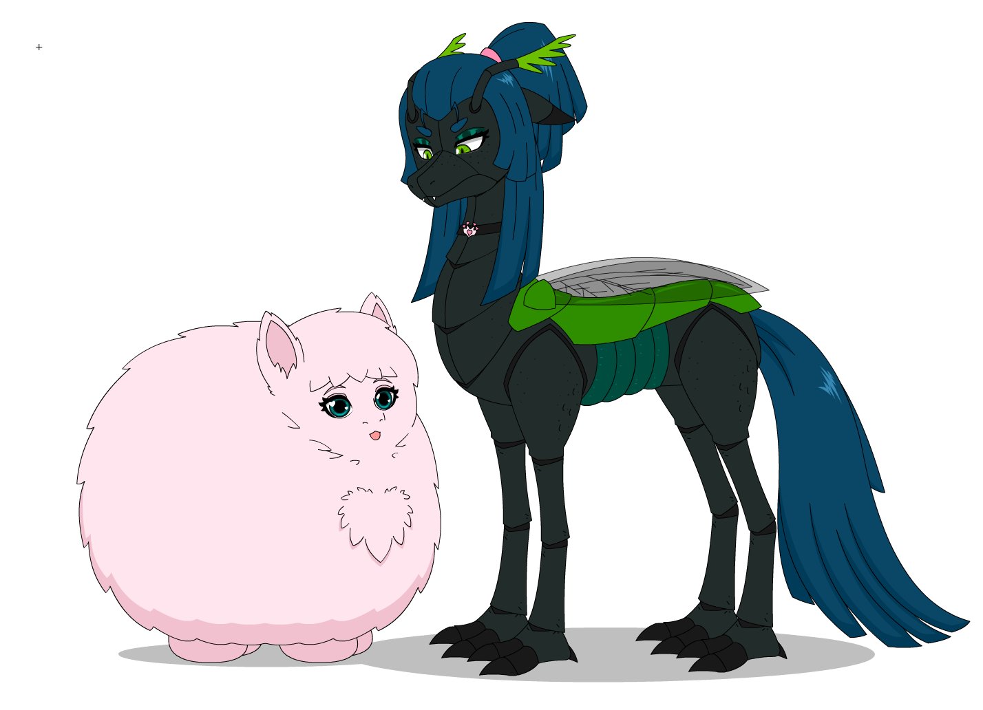Fluffle Puff And Chrysalis