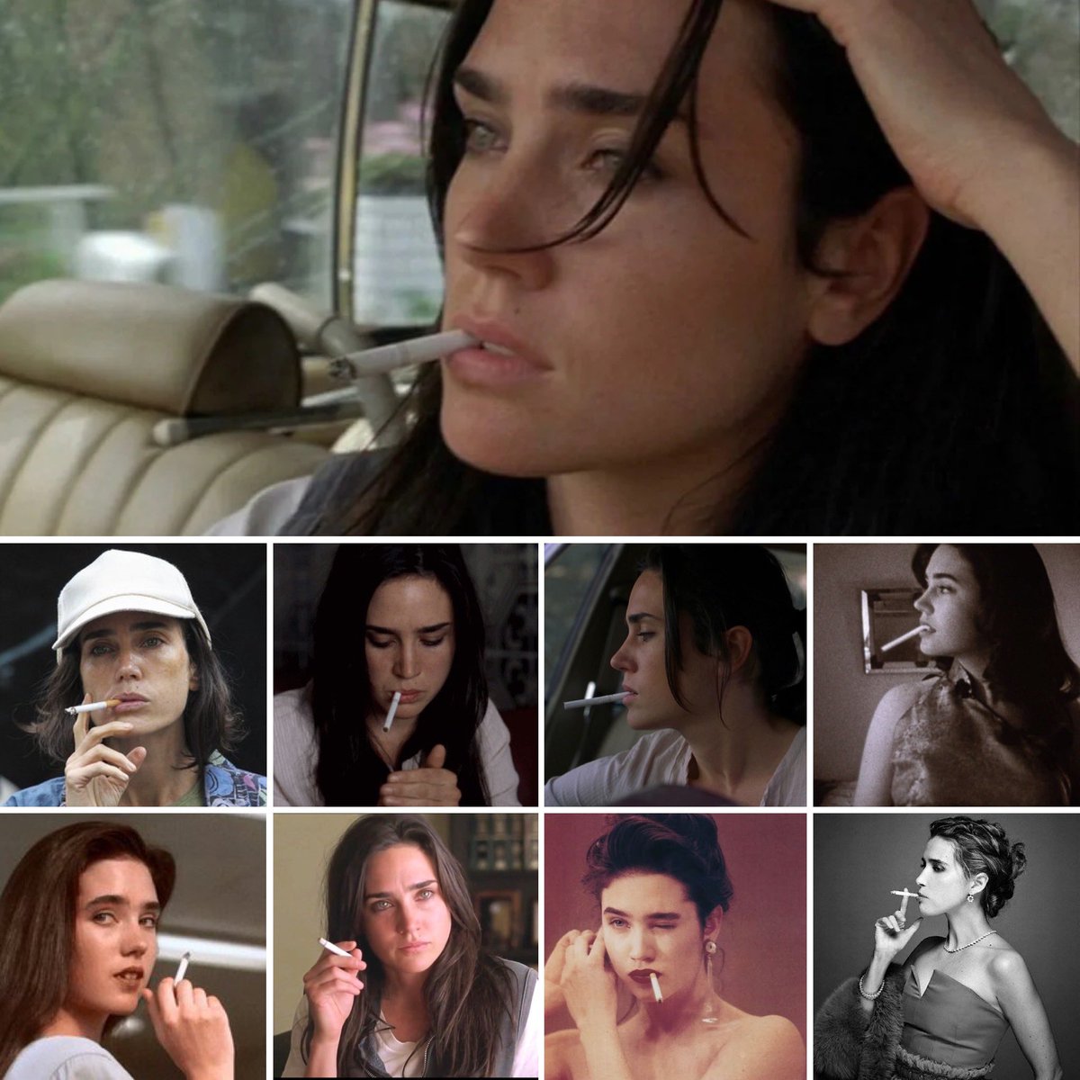 Jennifer Connelly Smoking Darren Aronofsky "Requiem For A Dream"