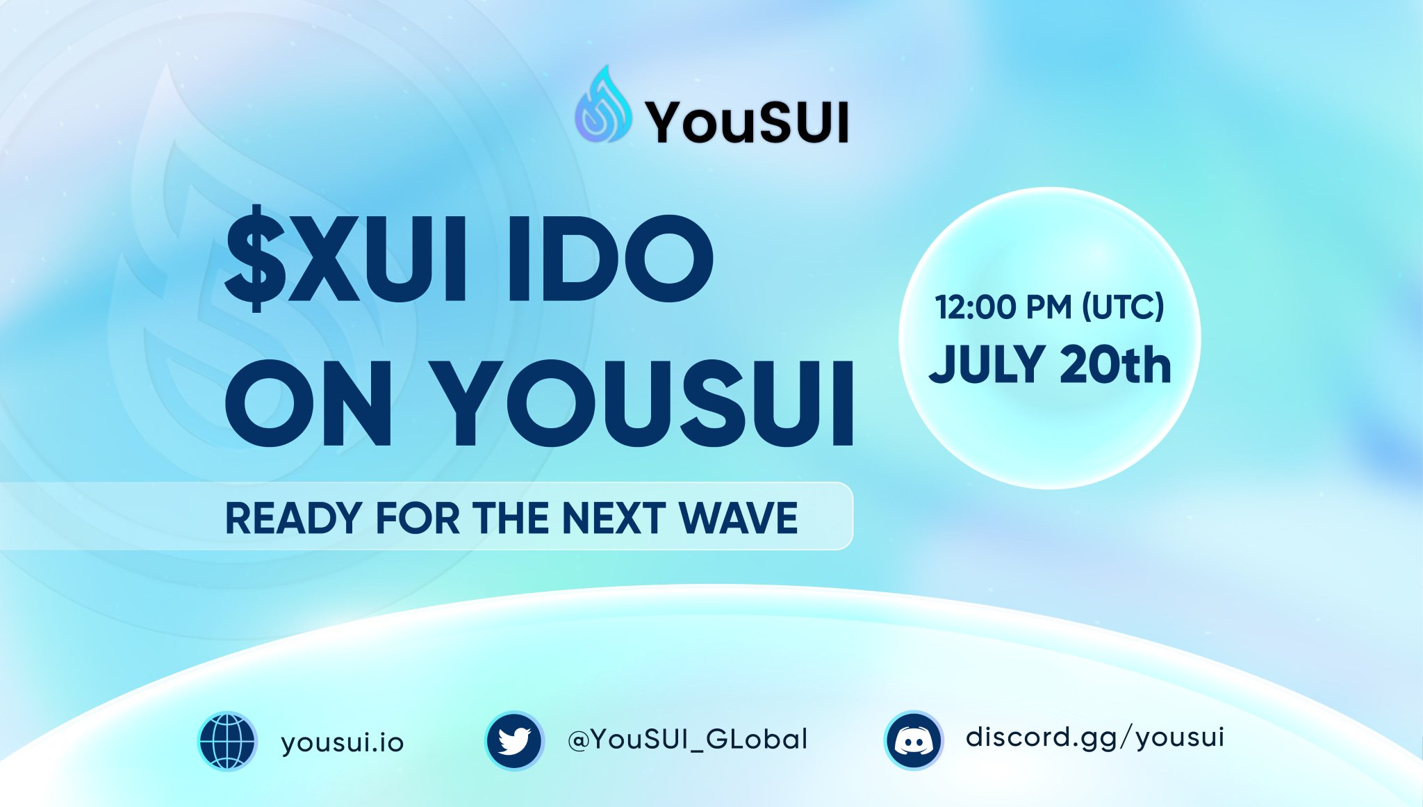 YouSUI on Twitter: "🌈New IDO Schedule Announcement - 20th July We have an important update ...