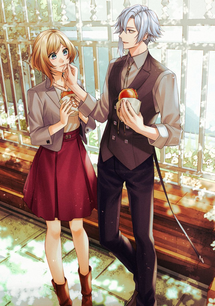 「#ymkr男女CP アデエマ」|入谷凌埜/Ryoya Iritaniのイラスト