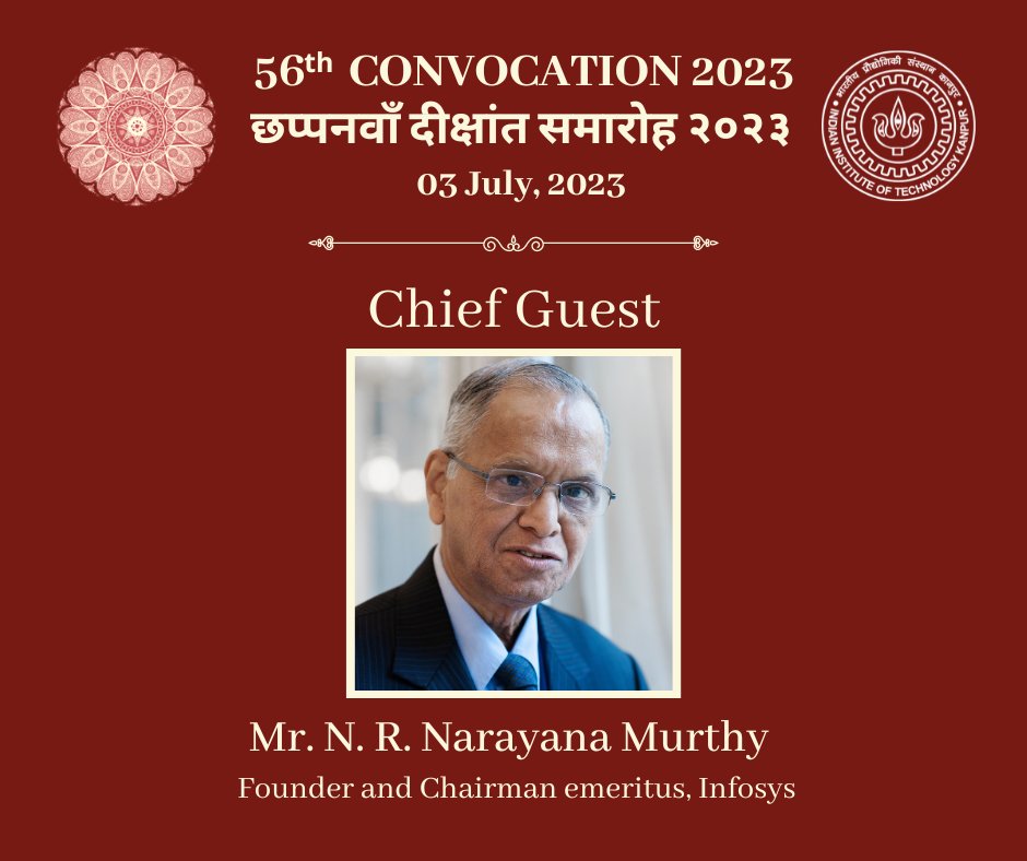 Abhay Karandikar on Twitter: "We are delighted to announce that the 56th Convocation of our ...