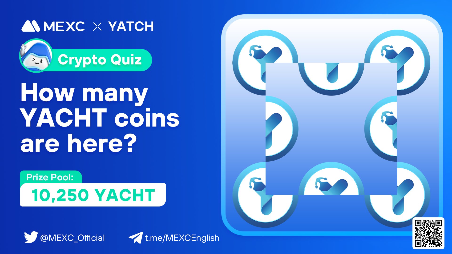 MEXC on Twitter: "#MEXC x #YACHT collab quiz -10,250 $YACHT for grabs! To enter: 🔹Follow @MEXC ...