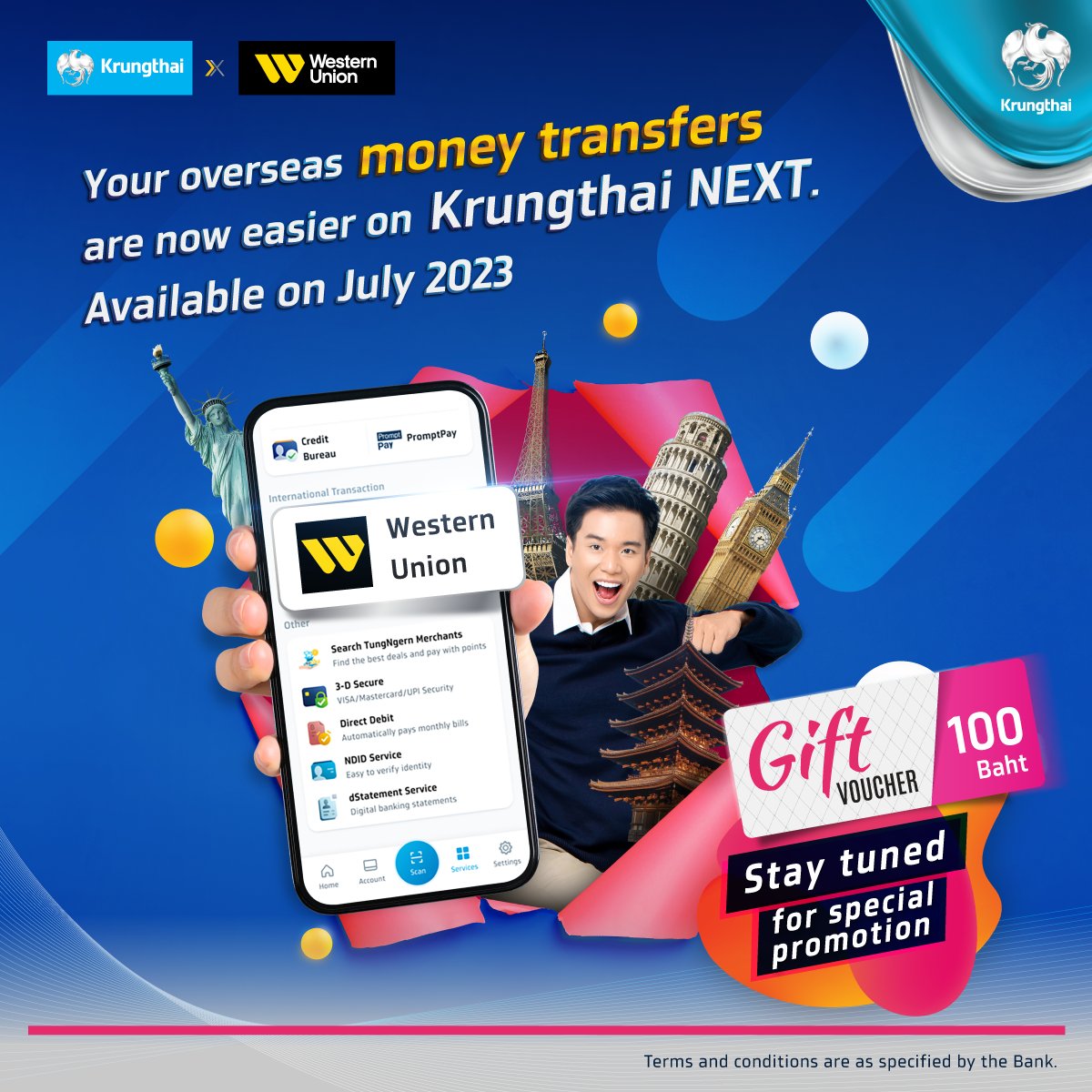 Krungthai_Care on Twitter: "เตรียมพบกับ Western Union บริการรับ-ส่งเงินต่างประเทศบนแอป Krungthai ...