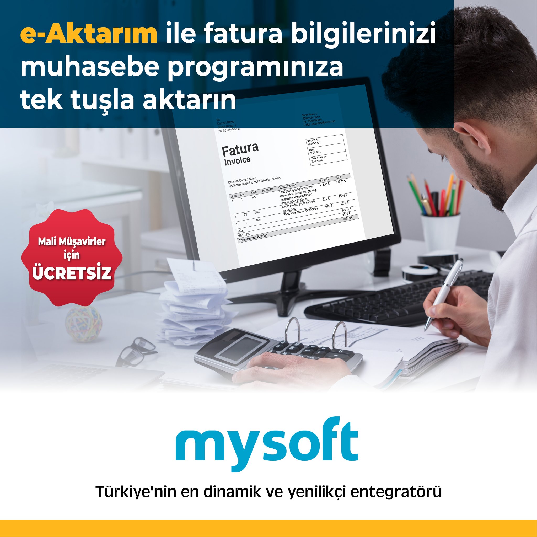 Mysoft Dijital Dönüşüm A.Ş. on Twitter: "Mali Müşavirlere özel e-Aktarım ile yüzlerce faturayı ...