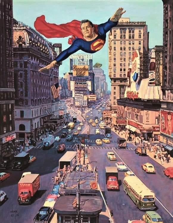 George Reeves Flying