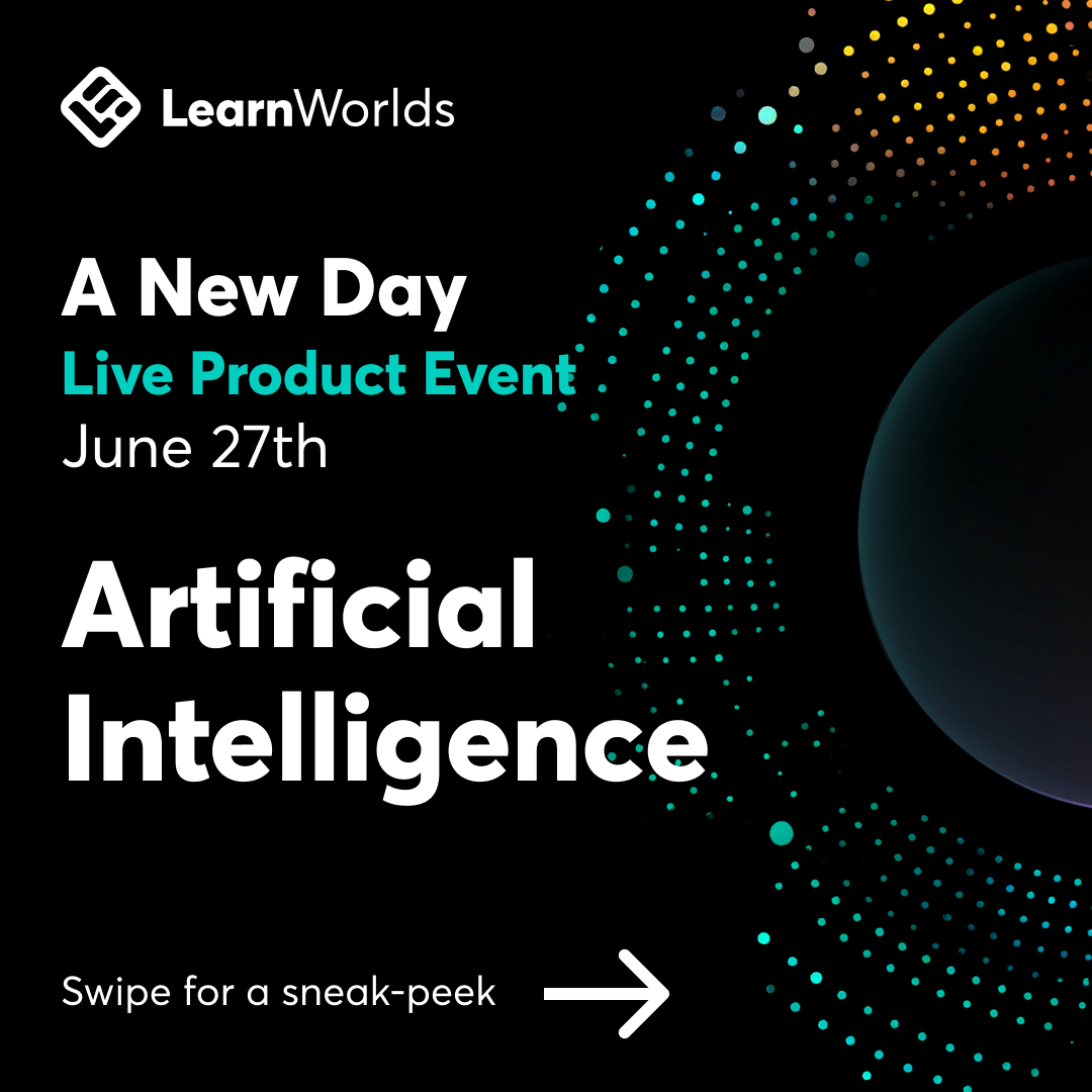 LearnWorlds on Twitter: "Unleash AI Power with LearnWorlds! 🎓💪 📆 Join A New Day, our live ...