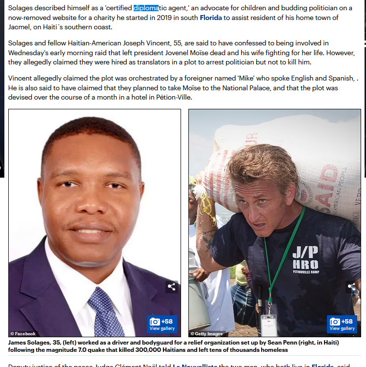 2021: "An American arrested in connection to the assassination of Haiti ...