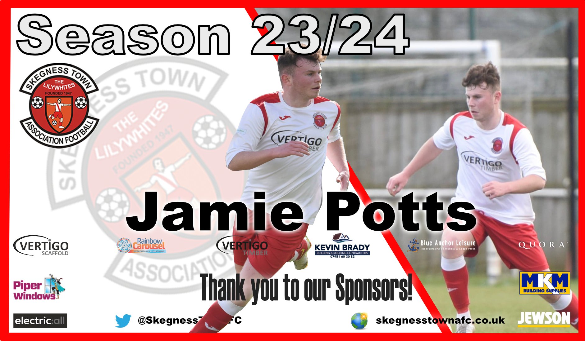 Skegness Town FC on Twitter: "Time for another ... we're very pleased to confirm Jamie Potts ...