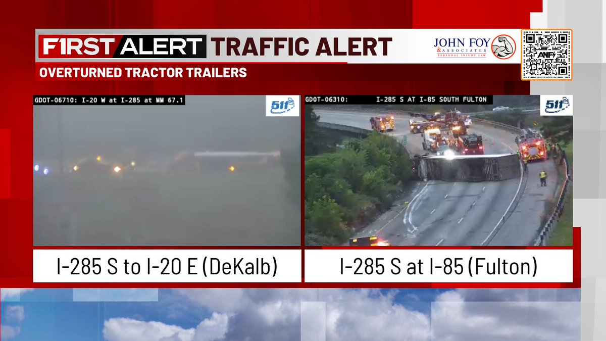Rodney Harris On Twitter Traffic Alert 2 Separate Overturned Tractor