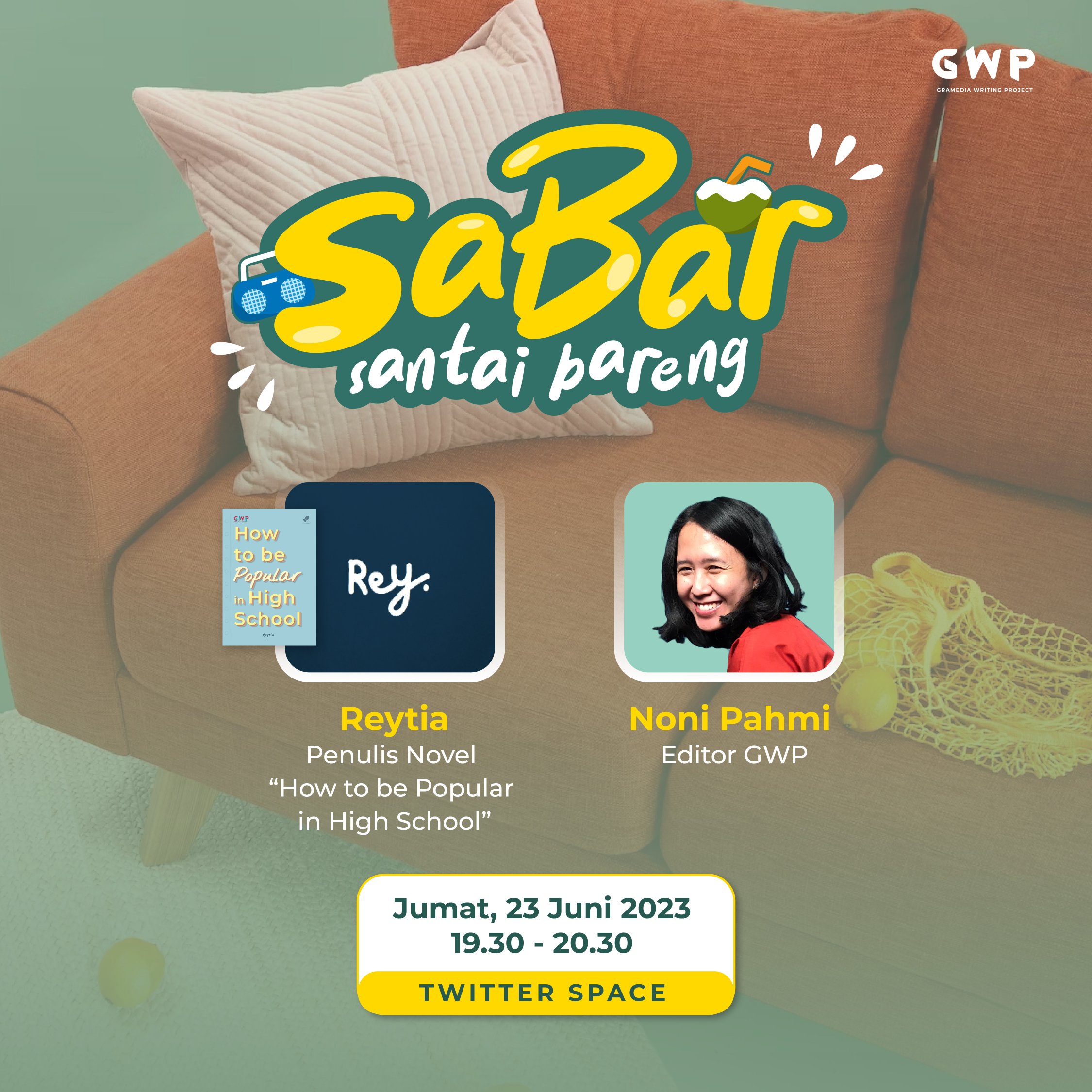 GWP on Twitter: "Hi! Mohon maaf tertunda, tapi, selamat Kak @giomilahy97 dan Kak @noonaagassi ...