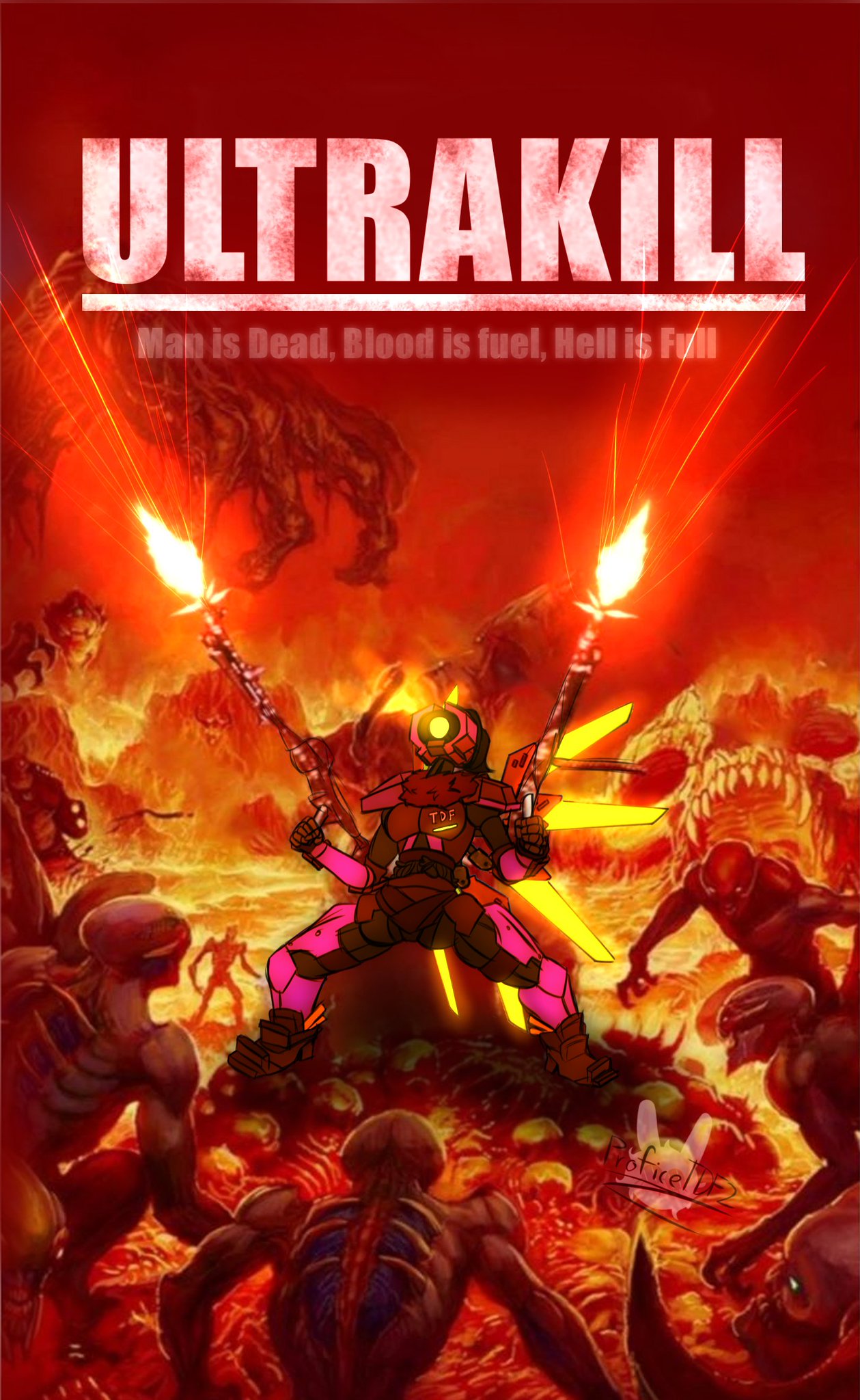 ProficeTDF2 (ULTRAKILL Arc) on Twitter: "i just had to, the idea rang too good for me to resist ...