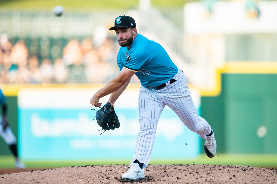 James Hewitt on Twitter: "Knights’ Nate Fisher won’t let 1 game with Mets define him. He eyes ...