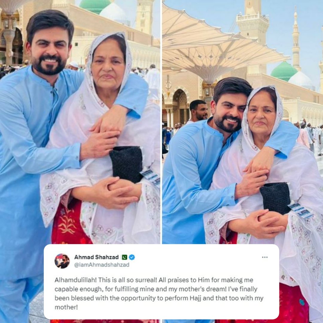 Ahmad Shahzad With His Wife