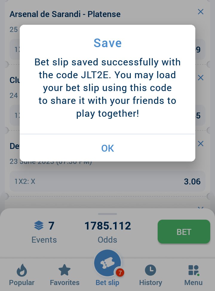 Efe on Twitter: "RT @DrawTipsHub: 7/7 FT X on @1xBet_Eng 1785 Odds Code: JLT2E Get instant $300 ...