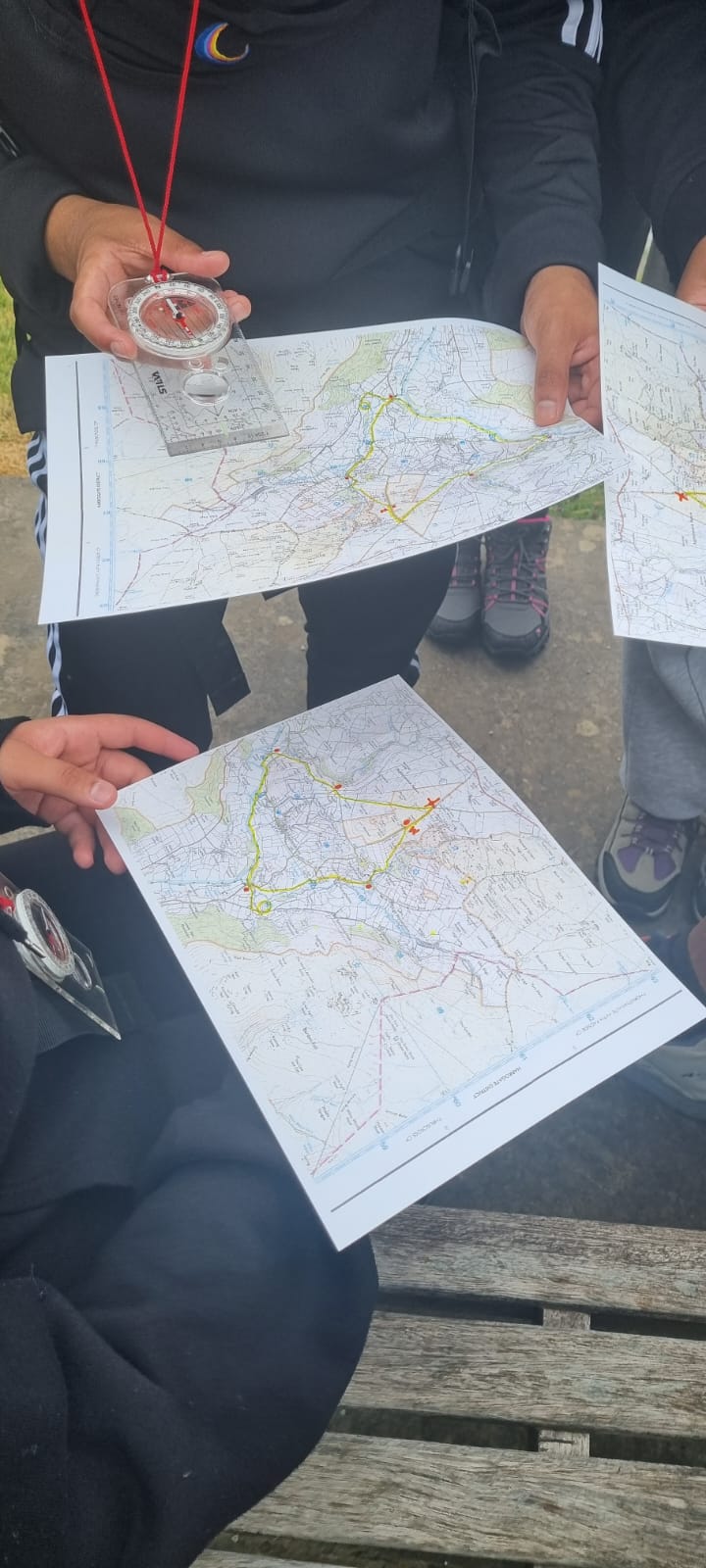 PMGHS on Twitter: "Day two of the expedition. Using their map skills to navigate on todays ...