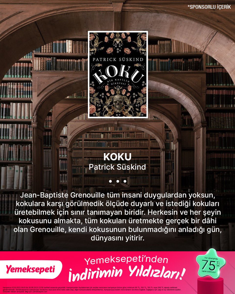 Moviewa on Twitter: "RT @wannartcom: Günün kitap önerisi: bir parfüm ustası olan Jean-Baptiste ...