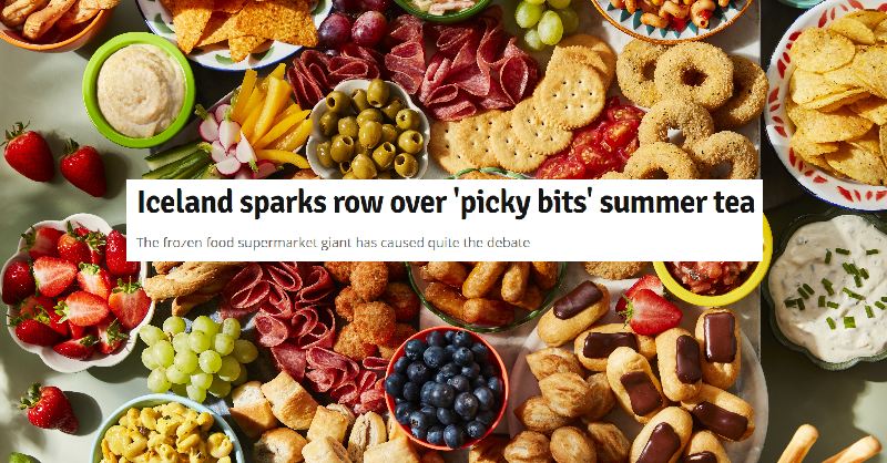 Iceland Foods ️ on Twitter: "What do you call this spread? These are picky bits, surely! 🤣 Full ...