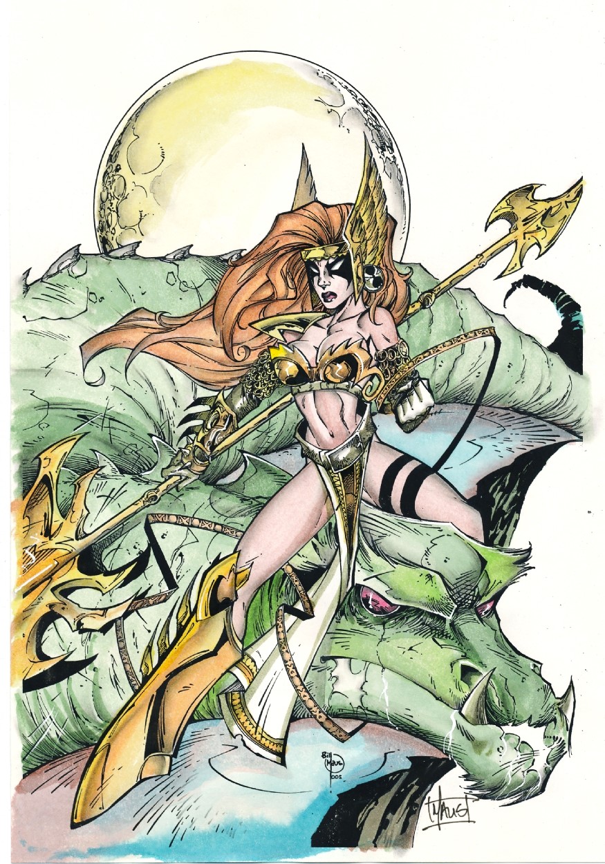 Daily Spawn Archive on Twitter: "Angela sketch (2003). Art by @billmausart #Spawn https://t.co ...