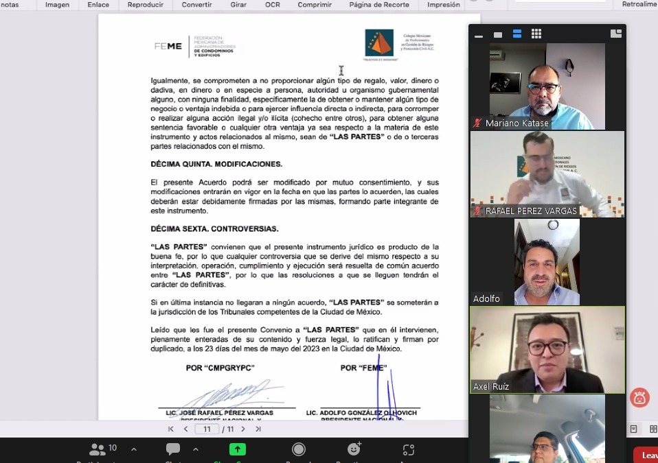 Col Protección Civil on Twitter: "23.jun.23. Se lleva a cabo la firma del convenio entre la ...