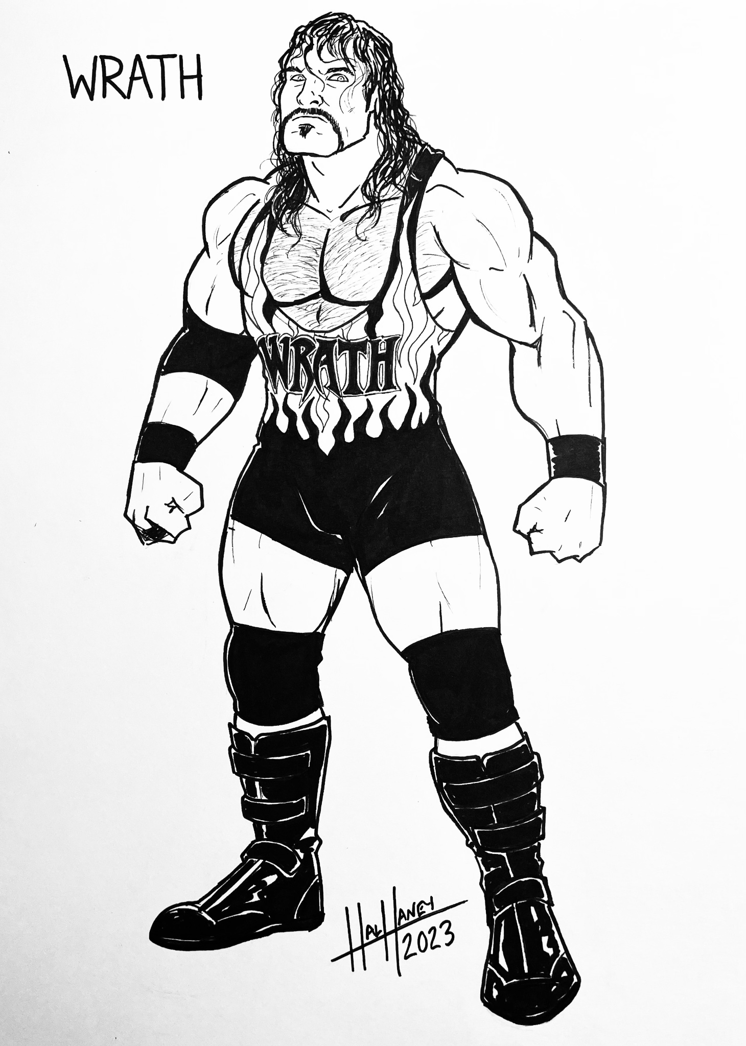 Coloring Pages Of Kane Wwe