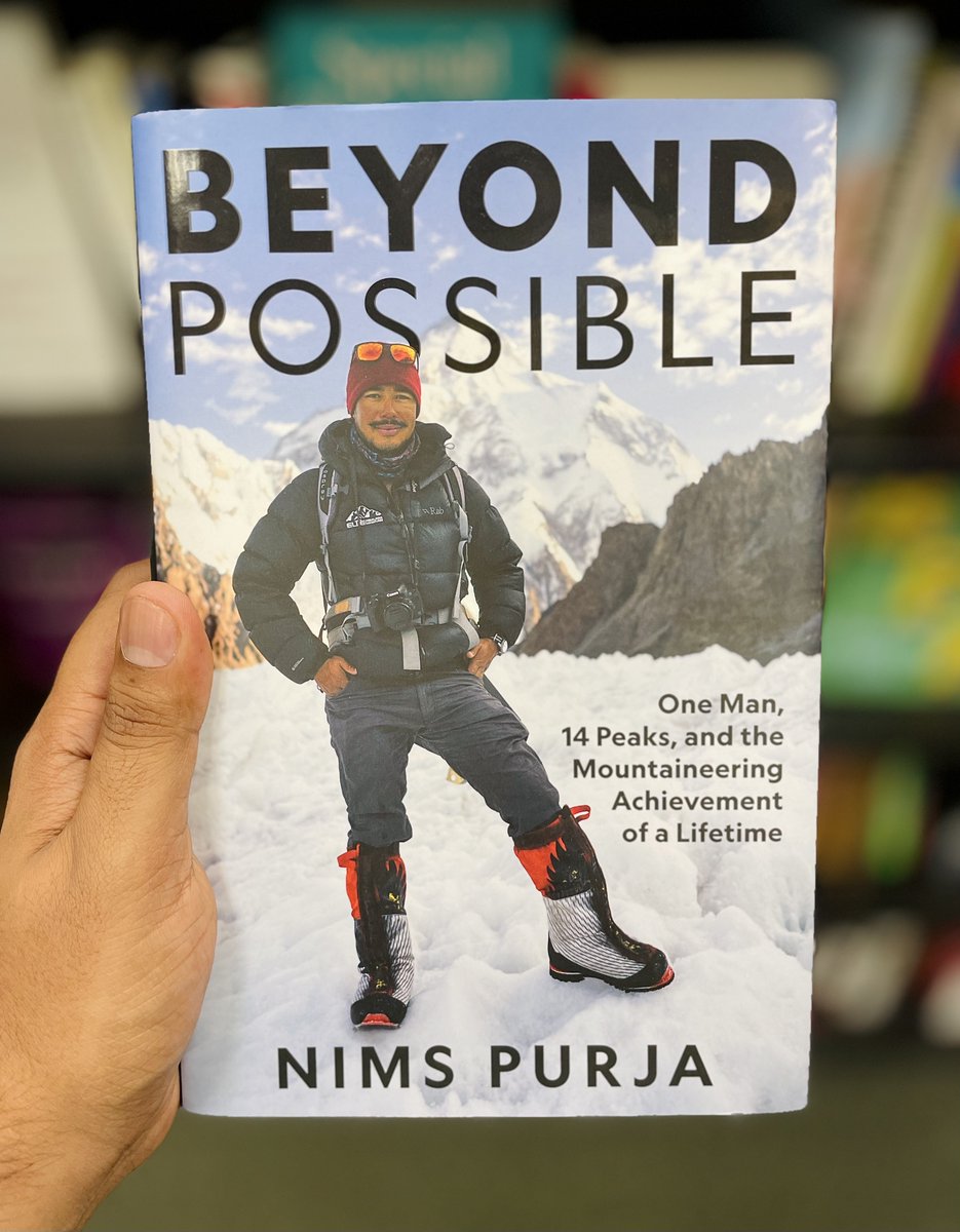 7 books to build a Strong Character 🧵 1) Beyond Possible by Nims Purja ...
