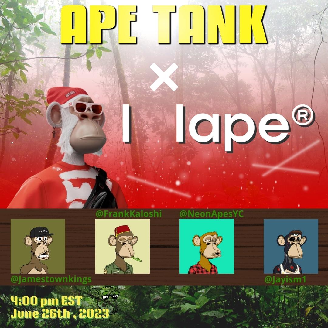 APE TANK on Twitter: "📻Tune in to episode #60 of APE TANK on Monday, June 26th @ 4pm EST! Listen ...
