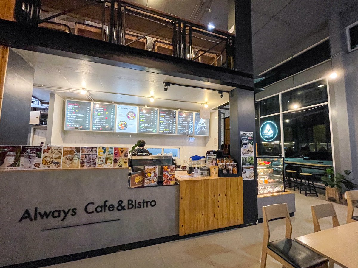 กินไม่เกิน100 🫥 on Twitter: "😴คาเฟ่ปิด ตี 3 ——— Always Cafe หนึ่งในที่เหลือแค่ไม่กี่ร้านใน ...