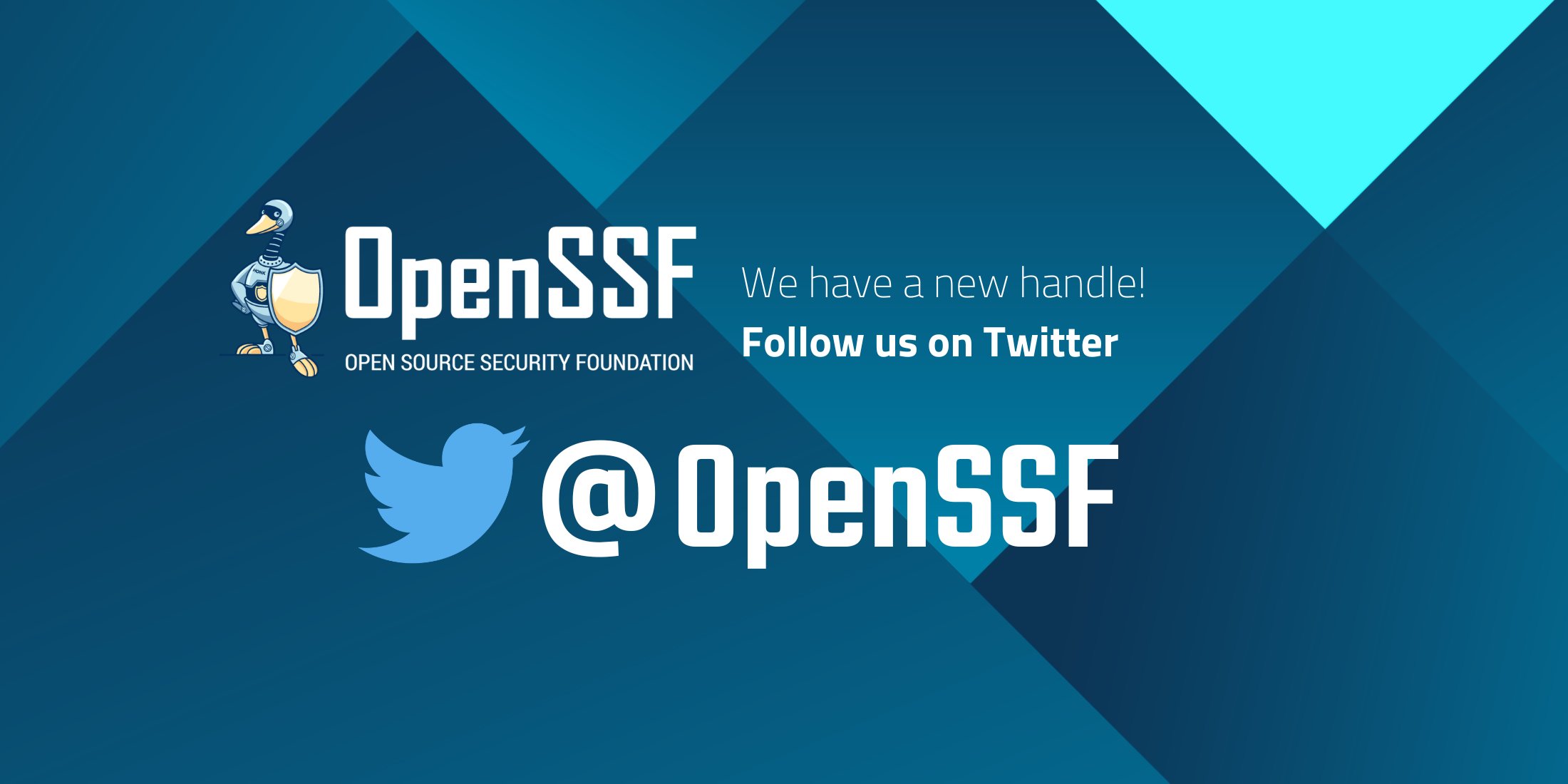 OpenSSF on Twitter: "Looking for us here on Twitter? Our account name has changed. Find us at ...