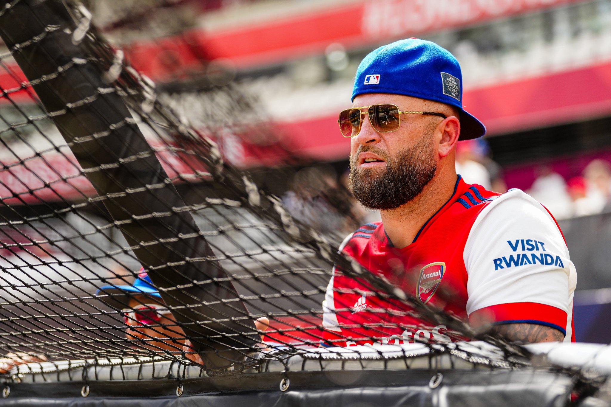 MLB Europe on Twitter: "Mike Napoli's a gooner 🔴 #LondonSeries | @Cubs | @Arsenal https://t.co ...