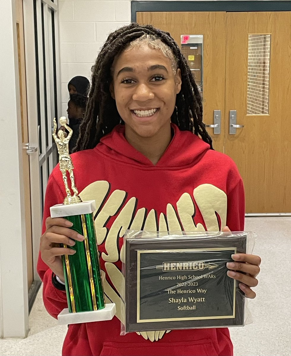 Henrico High School Football Trophy