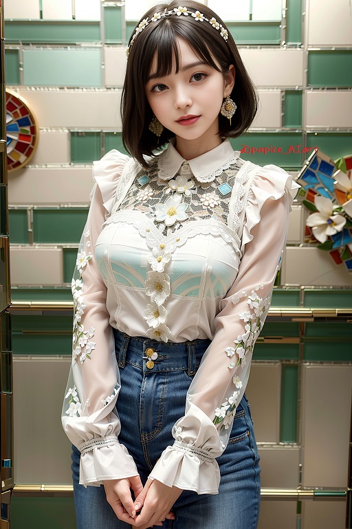 papico_AIart on Twitter: "皐月ゆいなさんにお借りした、呪文唱えてみましたら、...可愛いの @yuina_satuki @kazufumi4 #AIArt # ...