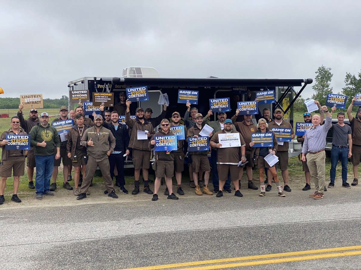 Teamsters on Twitter: "During the past week, UPS #Teamsters in California, Florida, Maine ...