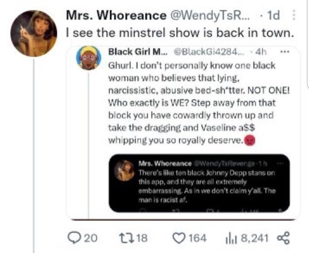 Elisa Felisa On Twitter Amber Heard Stans Arent Racist