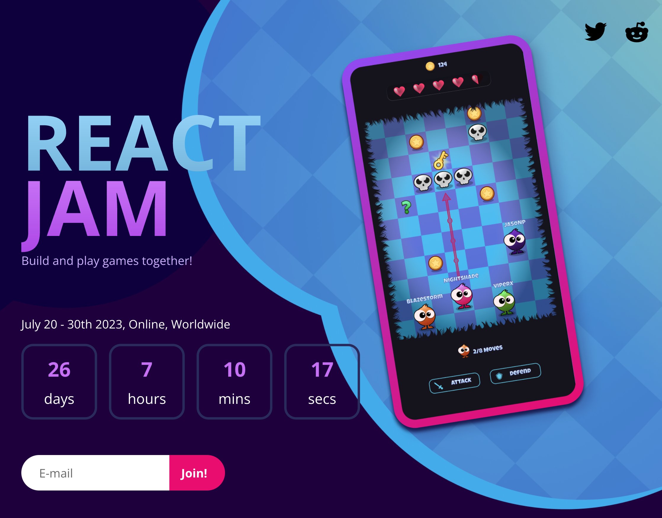 React Jam (@reactgamejam) / Twitter React Jam (@reactgamejam) / Twitter