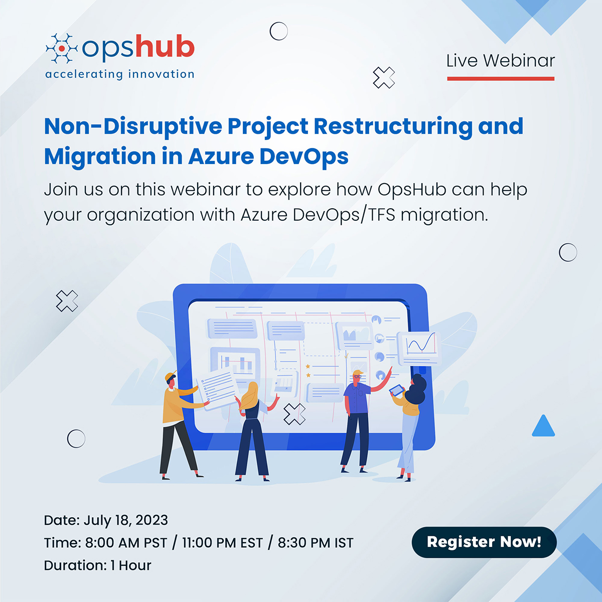 Opshub, Inc. on Twitter: "Gear up for the upcoming webinar in July to learn how OpsHub can help ...