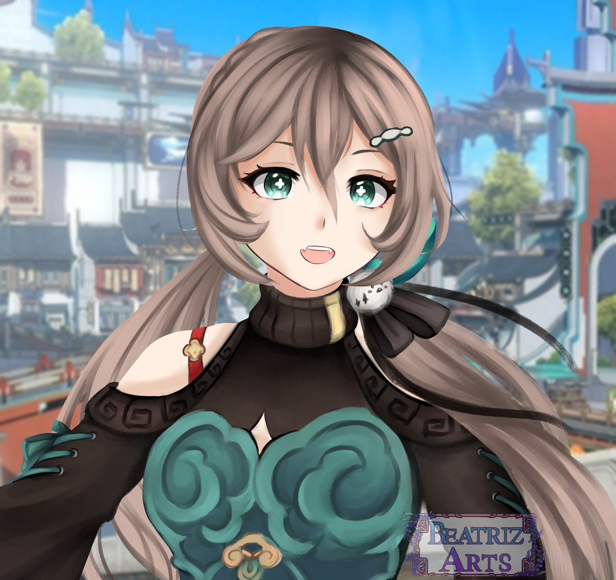 Haruko Shima Vtuber BR on Twitter: "RT @BeatrizKamui: Coloquei uma simples peruca 👍😎"