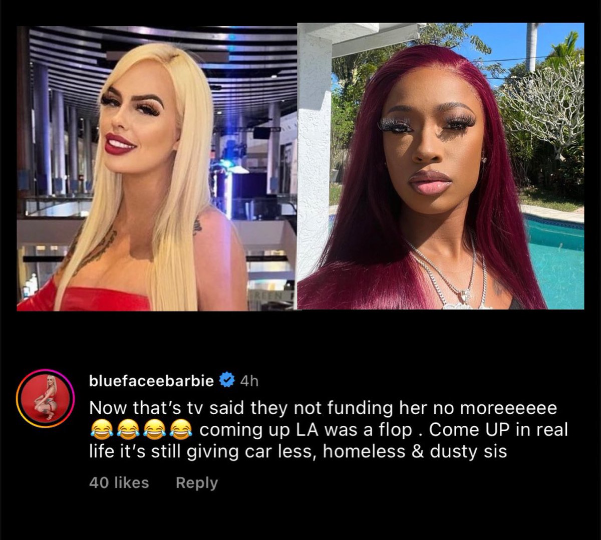 Big Lex Baddie Collection Inc On Twitter Blueface Barbie Calls Lucky