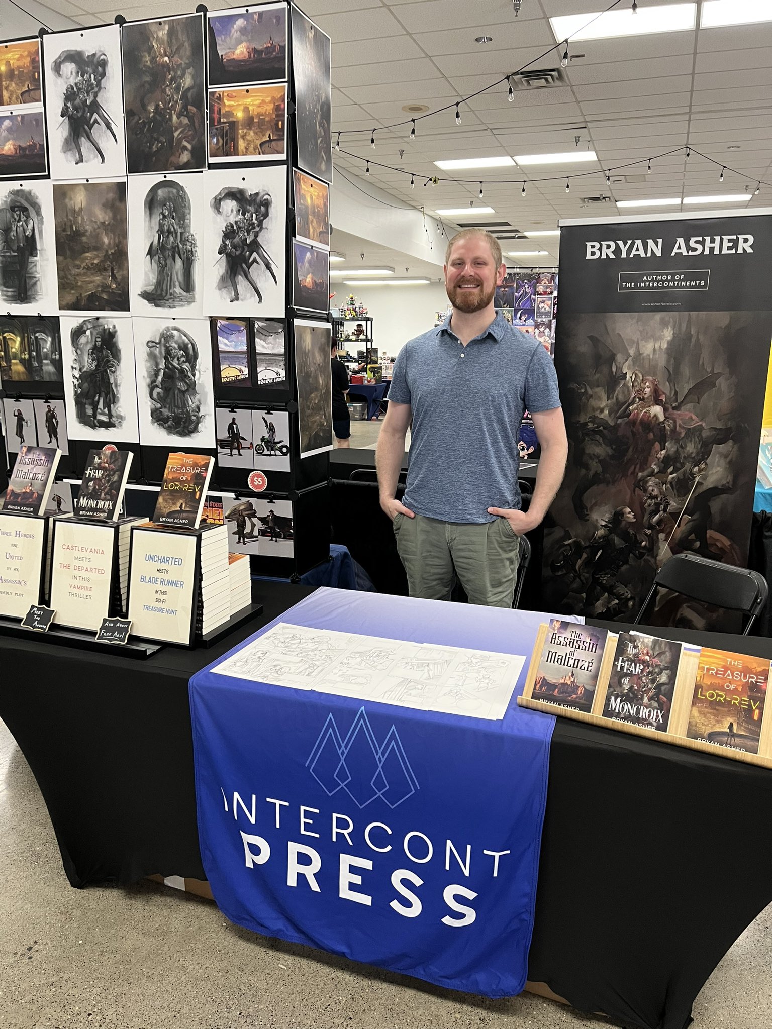 Bryan Asher on Twitter: "I’m at @wasummercon this weekend! Stop by my booth in Artist Alley ️ ...