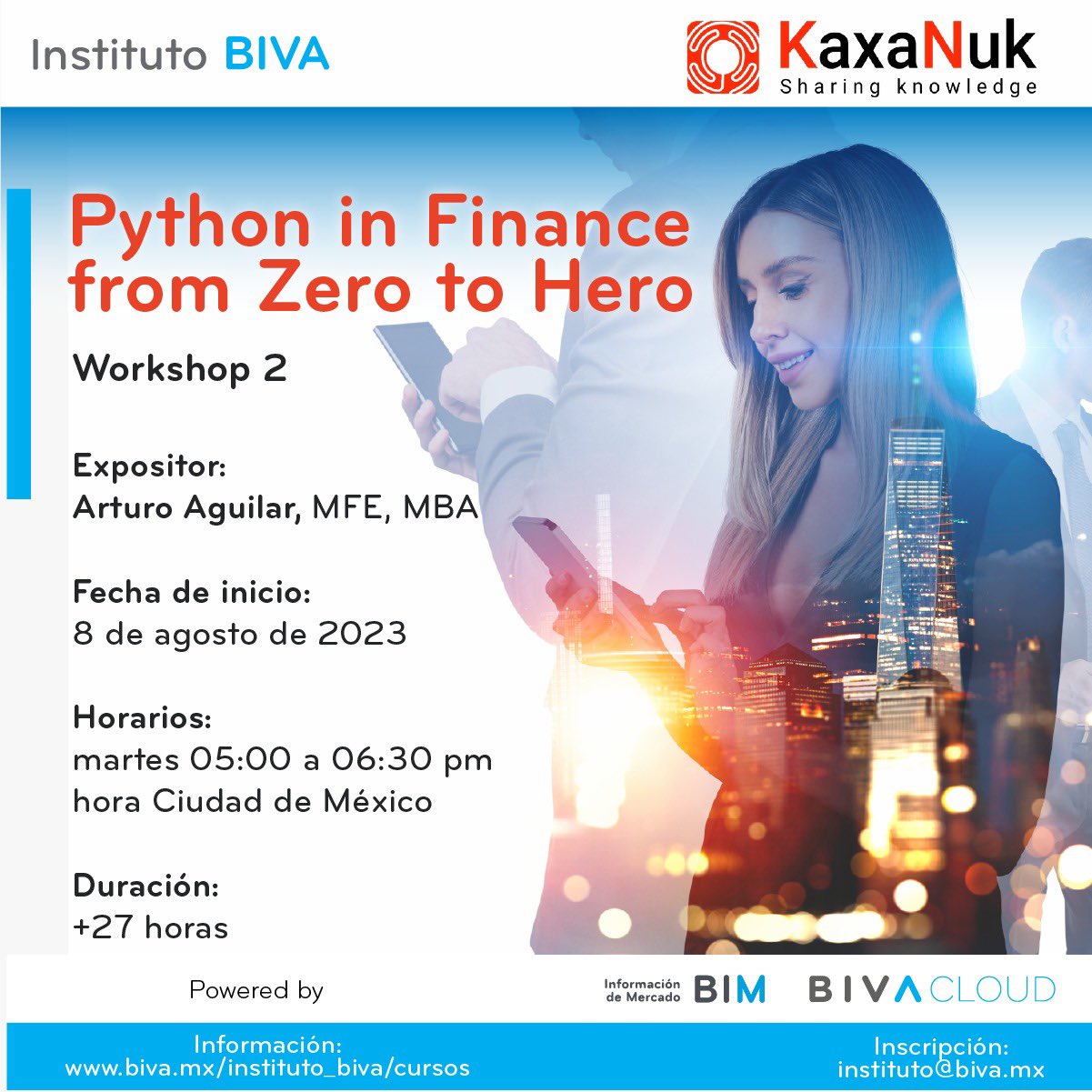 BIVA on Twitter: "El #InstitutoBIVA en conjunto con Kaxanuk te invitan al programa «Python in ...