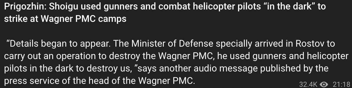 ً on Twitter: "RT @Faytuks: Head of the Wagner PMC Prigozhin says that Russia's Minister of ...
