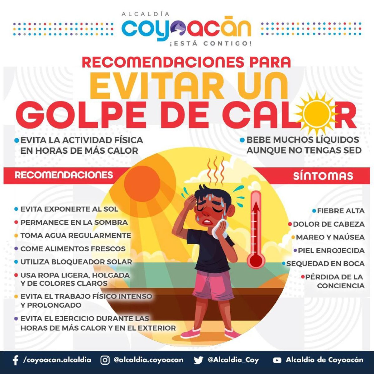 Alcaldía De Coyoacán On Twitter Seguiremos Con Altas Temperaturas En