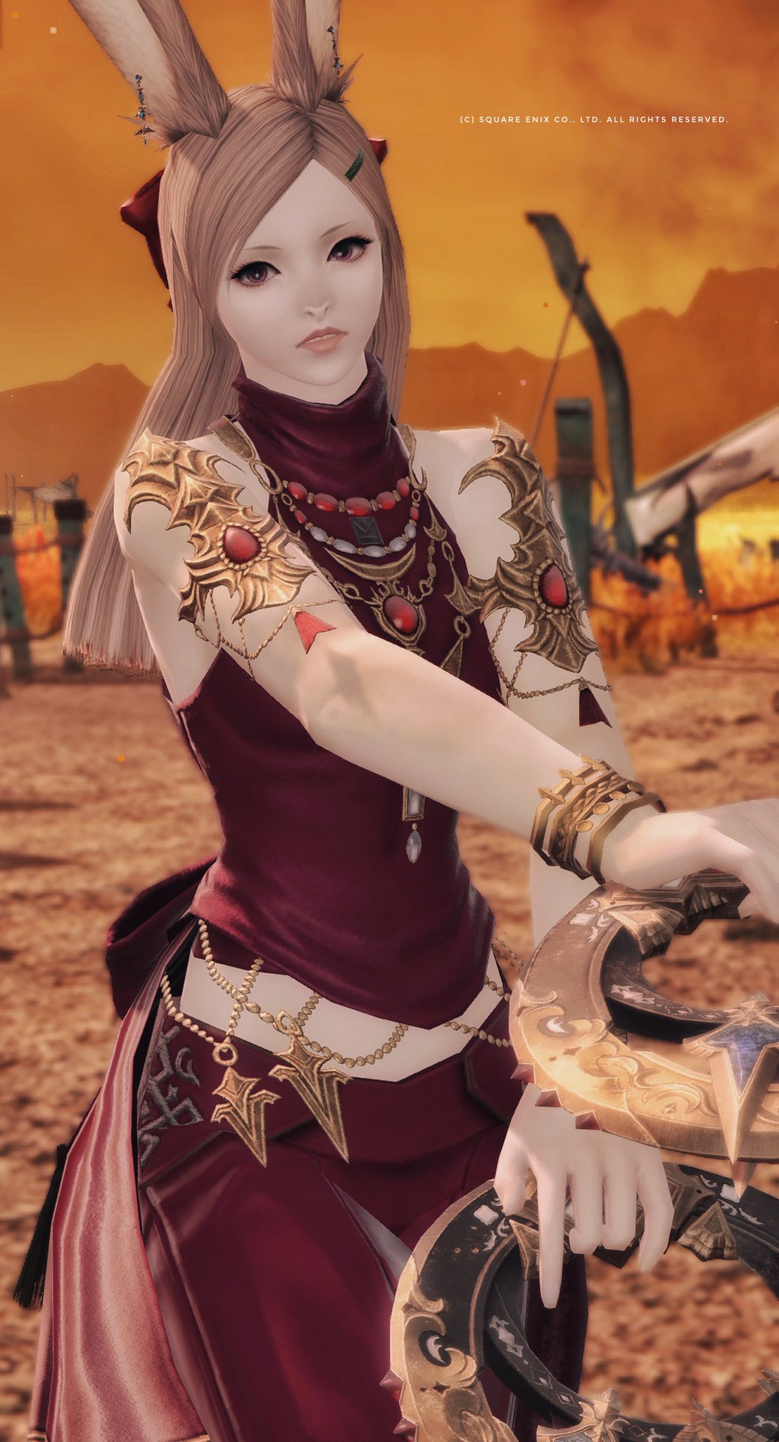 🌺 ぁぃ Ridill 🌺 on Twitter: "💖 #おはウサ 腰…腰…良き…ッ🤦‍♀️ この髪型だと踊り子のリボン似合いますねぇ（見え ...