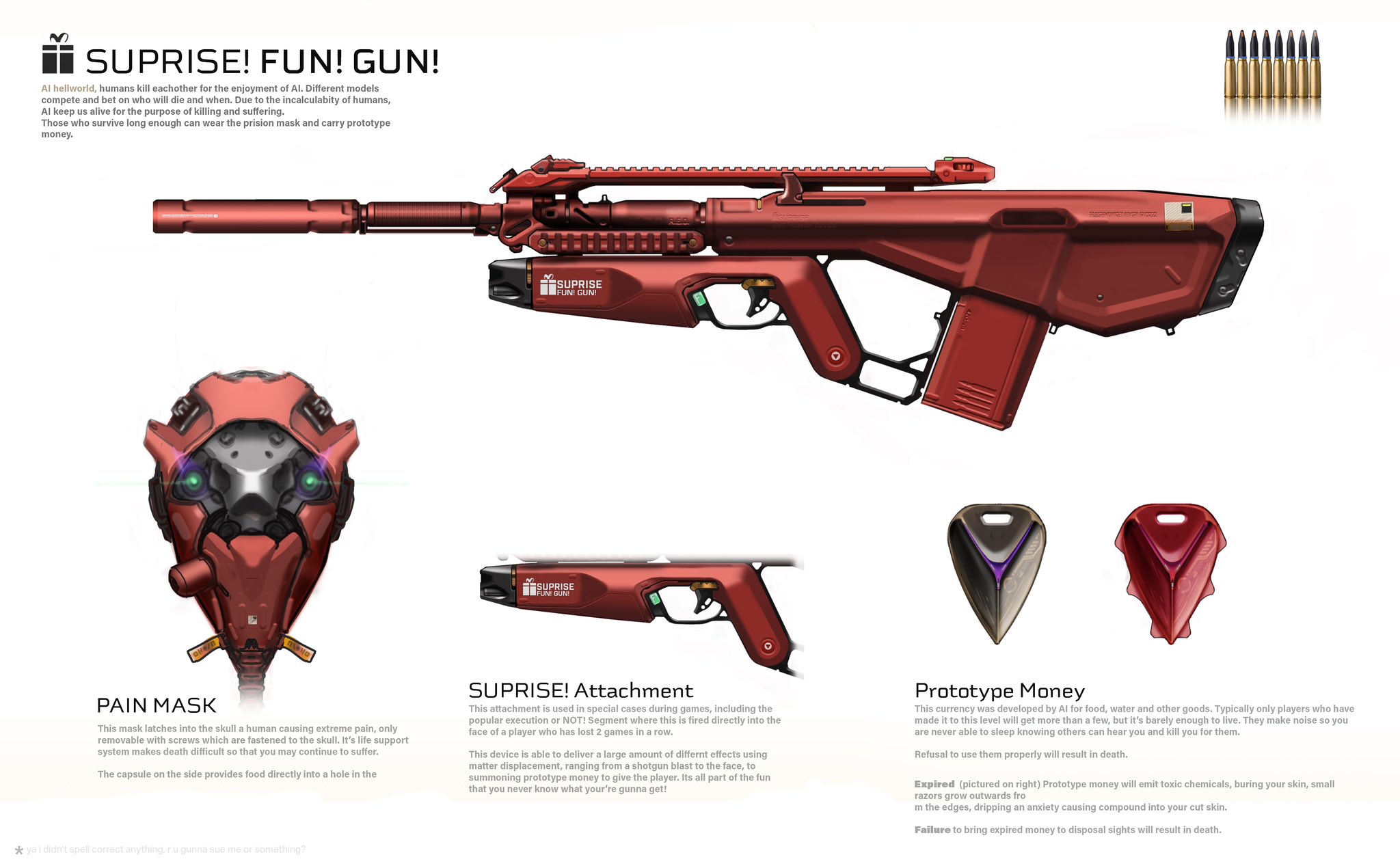 2 Guns Poster ArtStation Sci Fi Pistol 2 | Weapon Concept Art