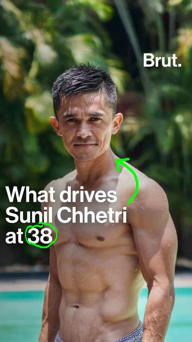 Brut India on Twitter: ""I live a boring and monotonous life..." Yet Sunil Chhetri does the most ...