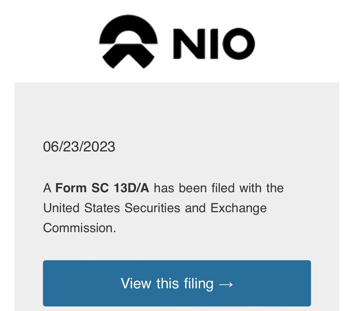 Nenad Markovic on Twitter: "$NIO"