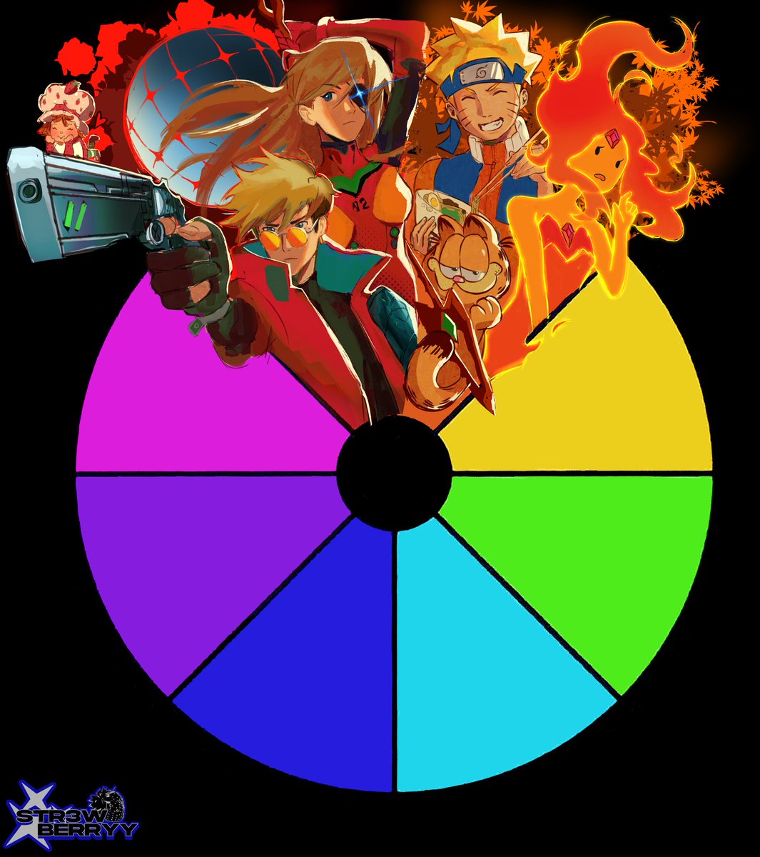 「orange complete !! now give me character」|chris.exe 🍓のイラスト