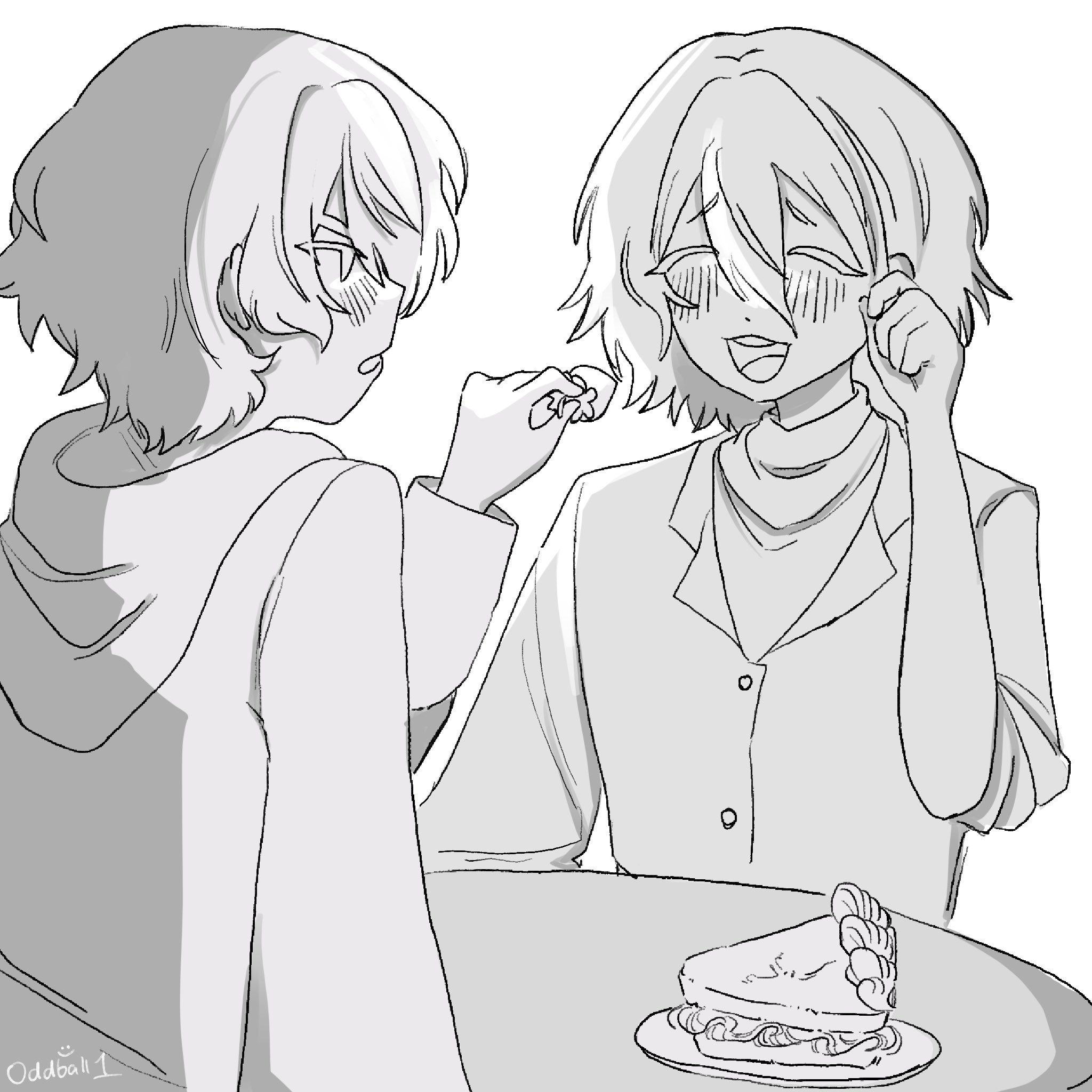 Daily Ruikasa Doodles 🎈🌟 on Twitter: "Day 35 !!! ☆ -- cafe date!! - (🥇) ｟#ruikasa #prsk_FA #prsk ...