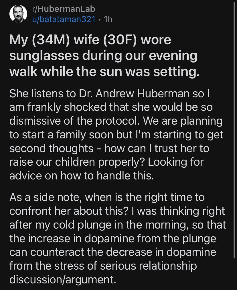 Huberman Protocols on Twitter: "😂😂😂 https://t.co/PeLvg9EKq2" / Twitter