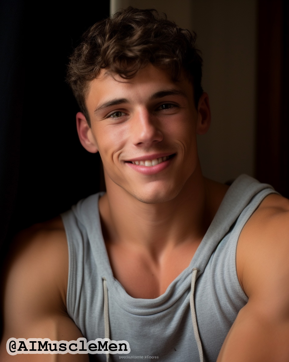 Ai Muscle Men On Twitter This Sweet Young Jock Is Always Happy To See