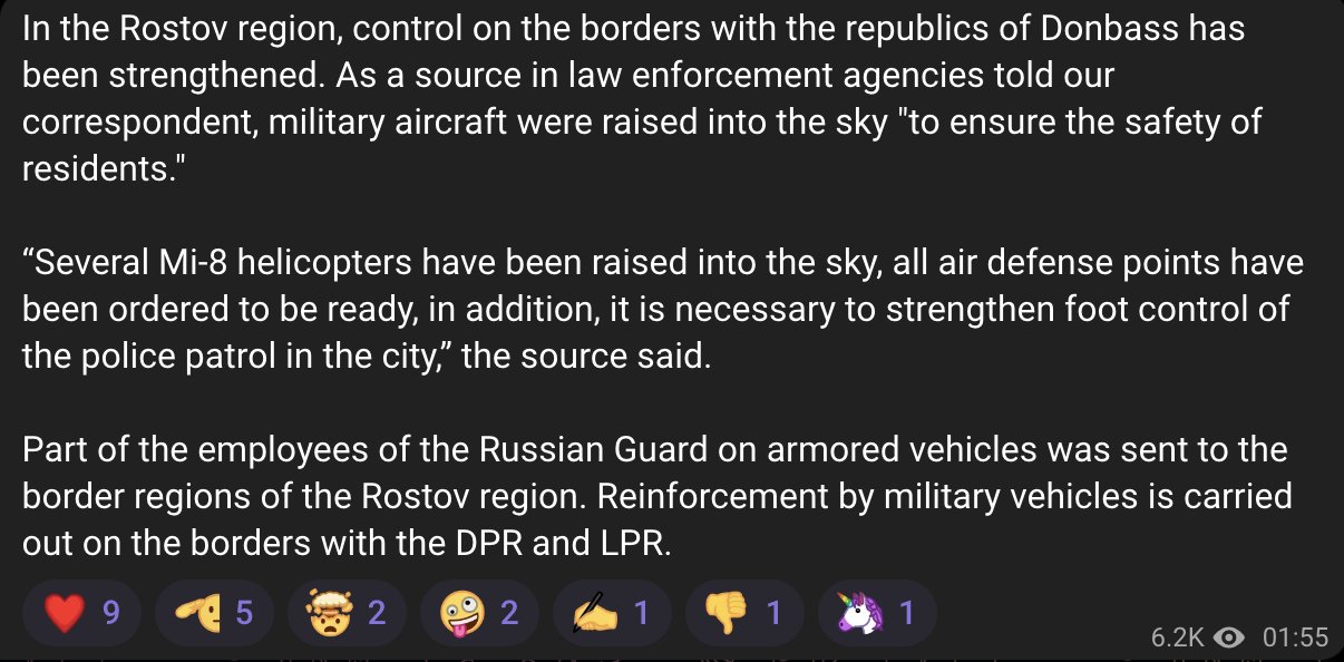 Direto do Front on Twitter: "Um canal de notícias com sede em Rostov na Rússia diz que "vários ...